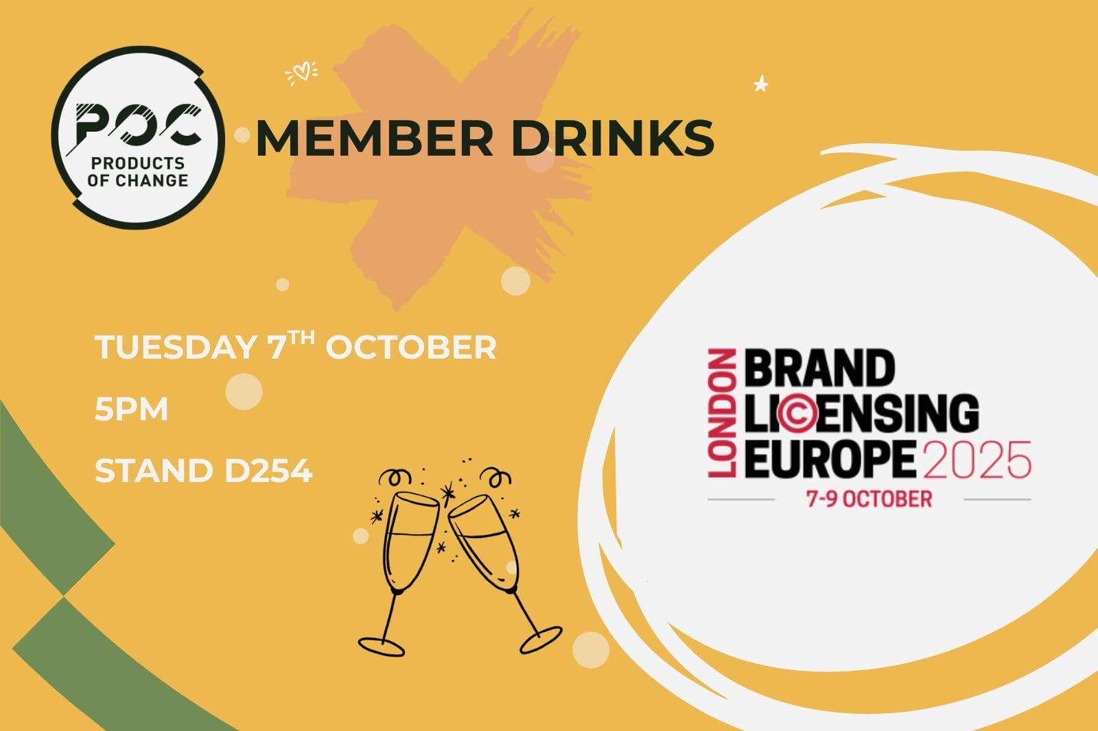 POC Member drinks at BLE | Products of Change